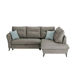 Höffner Ecksofa Wilma ¦ grau ¦ Maße (cm): B: 245 H: 95 T: 203