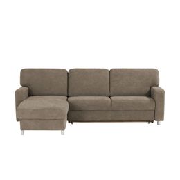 Smart Ecksofa Valencia ¦ braun ¦ Maße (cm): B: 267 H: 90 T: 173