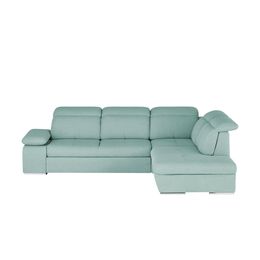 switch Ecksofa Avilla ¦ türkis/petrol ¦ Maße (cm): B: 285 H: 86 T: 2