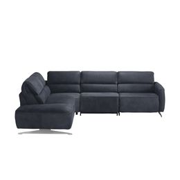 Musterring Ecksofa MR260 ¦ blau ¦ Maße (cm): B: 281 H: 82 T: 248