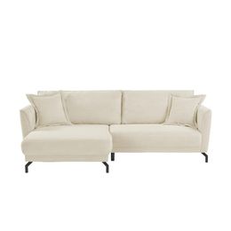 bobb Ecksofa Yolanda ¦ creme ¦ Maße (cm): B: 257 H: 94 T: 174