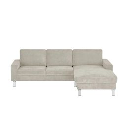 Höffner Ecksofa Coline ¦ beige ¦ Maße (cm): B: 258 H: 86 T: 184