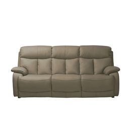 Wohnwert Ledersofa aus Echtleder Ambra ¦ braun ¦ Maße (cm): B: 218 H: