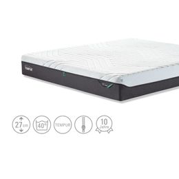 Tempur Viscoschaummatratze Medium Pro Plus CoolQuilt ¦ weiß ¦ Maße (