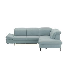 U.N.O uno Ecksofa Serra ¦ blau ¦ Maße (cm): B: 268 H: 81 T: 215