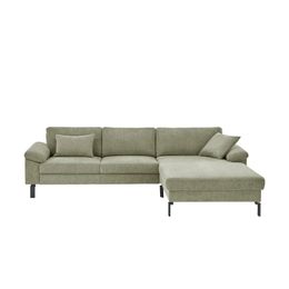 Max Schelling Ecksofa Maximum ¦ grün ¦ Maße (cm): B: 255 H: 89 T: 2