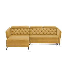 Smart Ecksofa Kavita ¦ gelb ¦ Maße (cm): B: 254 H: 85 T: 199