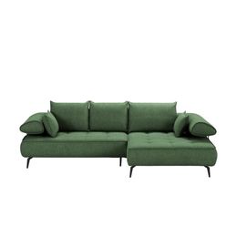 switch Ecksofa Seledo ¦ grün ¦ Maße (cm): B: 284 H: 88 T: 193