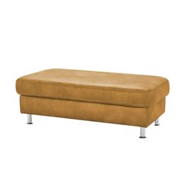 Mein Sofa bold XXL Hocker Veit ¦ gelb ¦ Maße (cm): B: 130 H: 46 T: 6