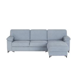 Smart Ecksofa Valencia ¦ blau ¦ Maße (cm): B: 271 H: 90 T: 173