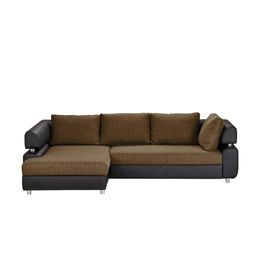 switch Ecksofa Panama ¦ braun ¦ Maße (cm): B: 265 H: 65 T: 190