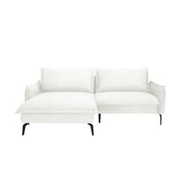 switch Ecksofa aus Mikrofaser Glossy ¦ weiß ¦ Maße (cm): B: 225 H: 10