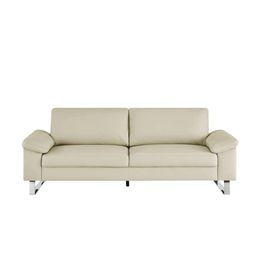 Max Schelling Ledersofa aus Echtleder Maximum ¦ beige ¦ Maße (cm): B: