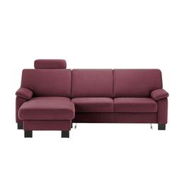 meinSofa Ecksofa Veit ¦ rosa/pink ¦ Maße (cm): B: 232 H: 90 T: 168