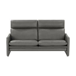 erpo just relax Ledersofa JR 290 Trento ¦ grau ¦ Maße (cm): B: 174 H