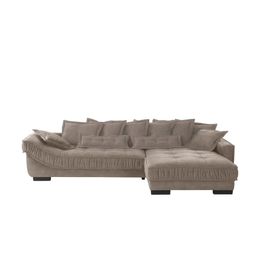 pop Ecksofa Zweifarbig Diwan III ¦ beige ¦ Maße (cm): B: 333 H: 90 T: