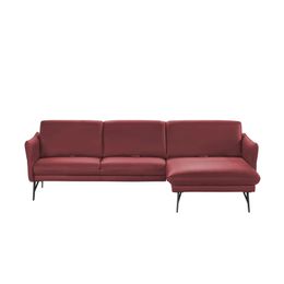 himolla Ecksofa Leder 1928 ¦ rot ¦ Maße (cm): B: 280 H: 83 T: 175