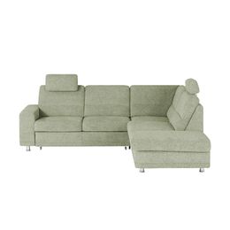 meinSofa Ecksofa Marc ¦ grün ¦ Maße (cm): B: 243 H: 85 T: 234