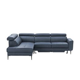 Max Schelling Ecksofa Momentum ¦ blau ¦ Maße (cm): B: 262 H: 92 T: 2