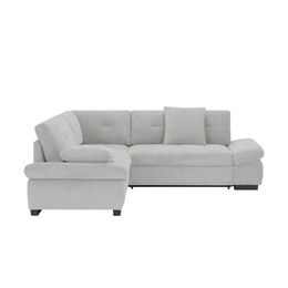 bobb Ecksofa Lindsay ¦ grau ¦ Maße (cm): B: 225 H: 91 T: 255