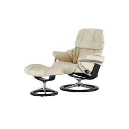 stressless Relaxsessel mit Hocker Reno L ¦ creme ¦ Maße (cm): B: 92