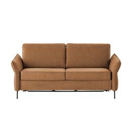 Höffner Schlafsofa mit Schlaffunktion Collin ¦ orange ¦ Maße (cm): B: 192 H: