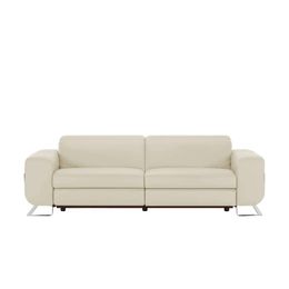 JOOP! Ledersofa 8151 ¦ beige ¦ Maße (cm): B: 238 H: 74 T: 111