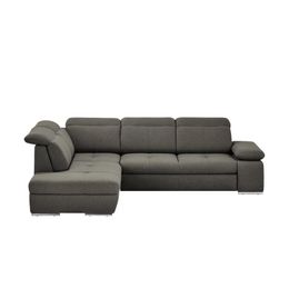 switch Ecksofa Avilla ¦ grau ¦ Maße (cm): B: 285 H: 86 T: 234