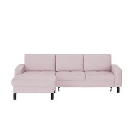 Höffner Ecksofa Coline Move ¦ rosa/pink ¦ Maße (cm): B: 258 H: 85 T: 185