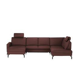 meinSofa Wohnlandschaft Grace ¦ rot ¦ Maße (cm): B: 332 T: 220