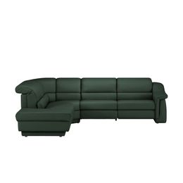 himolla Ecksofa 1301 ¦ grün ¦ Maße (cm): B: 294 H: 86 T: 256