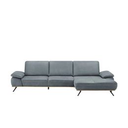 meinSofa Ecksofa Fiona ¦ blau ¦ Maße (cm): B: 322 H: 89 T: 187