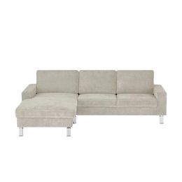 Höffner Ecksofa Coline ¦ beige ¦ Maße (cm): B: 258 H: 86 T: 184