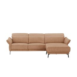 Wohnwert Ecksofa Leder Bellana ¦ braun ¦ Maße (cm): B: 285 H: 101 T: