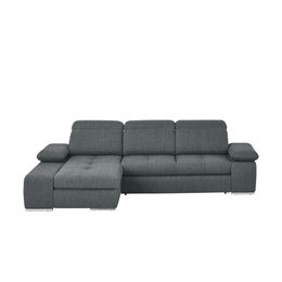 switch Ecksofa Webstoff Avilla ¦ grau ¦ Maße (cm): H: 86