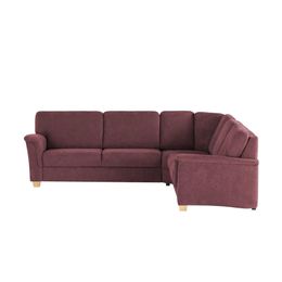 Smart Ecksofa Valencia ¦ rot ¦ Maße (cm): B: 272 H: 90 T: 242