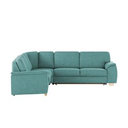 Smart Ecksofa Valencia ¦ türkis/petrol ¦ Maße (cm): B: 250 H: 90 T: