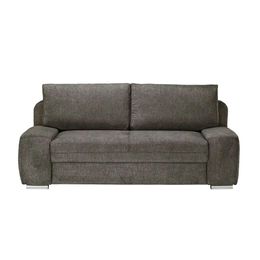 bobb Schlafsofa mit Boxspringpolsterung Viannie de Luxe ¦ grau ¦ Maß