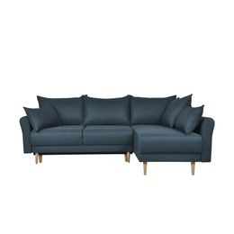 Smart Ecksofa Elise ¦ blau ¦ Maße (cm): B: 227 H: 88 T: 170