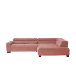 Jette Home Ecksofa aus Cord Jette Flirt ¦ rosa/pink ¦ Maße (cm): B: 3