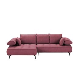 switch Ecksofa Seledo ¦ rot ¦ Maße (cm): B: 284 H: 88 T: 193