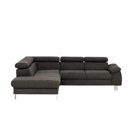 U.N.O uno Ecksofa Micky ¦ braun ¦ Maße (cm): B: 207 H: 72 T: 249