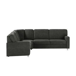 Smart Ecksofa Valencia ¦ schwarz ¦ Maße (cm): B: 266 H: 90 T: 236