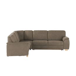 Smart Ecksofa Valencia ¦ braun ¦ Maße (cm): B: 280 H: 90 T: 250