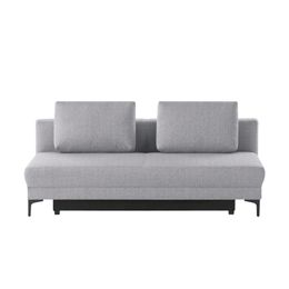 Höffner Schlafsofa mit Schlaffunktion Genua ¦ grau ¦ Maße (cm): B: 205 H: 89