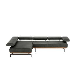 JOOP! Ecksofa Leder 24/7 8106 ¦ schwarz ¦ Maße (cm): B: 237 H: 85 T: