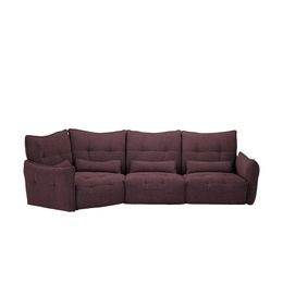 Höffner Ecksofa Jeaneva ¦ rot ¦ Maße (cm): B: 379 H: 101 T: 151