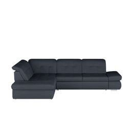 Lounge Collection Ecksofa Leder Spencer ¦ blau ¦ Maße (cm): B: 323 H