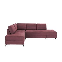 Smart Ecksofa Carla ¦ rot ¦ Maße (cm): B: 291 H: 88 T: 222