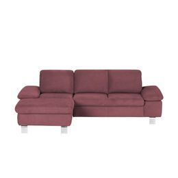 Smart Ecksofa Finola ¦ rot ¦ Maße (cm): B: 240 H: 80 T: 152